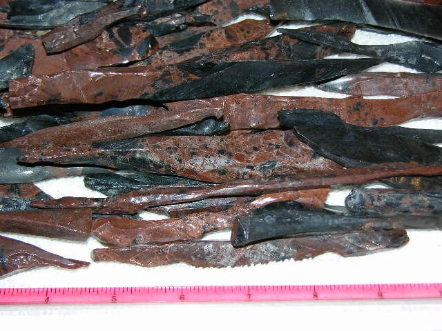 Obsidian Needle Crystals Mahogany Bigger 2-6 Inch 1/2 Pound - Etsy