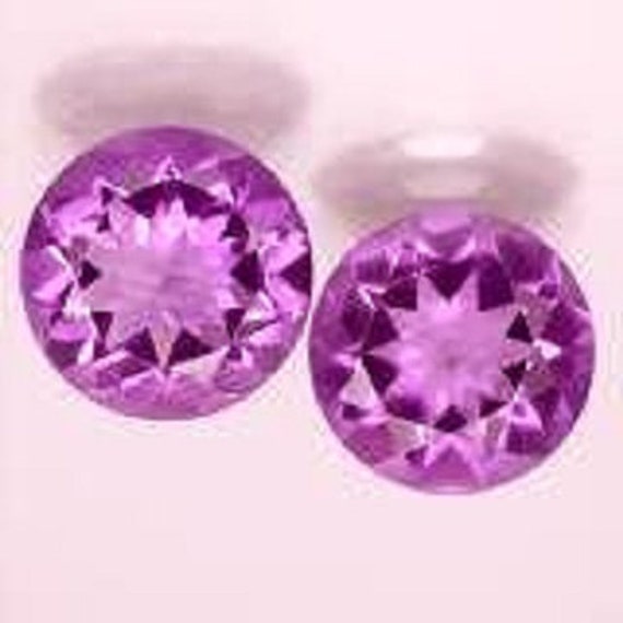 Alexandrite Gemstone Lab 5mm Round Matched Pair | Etsy