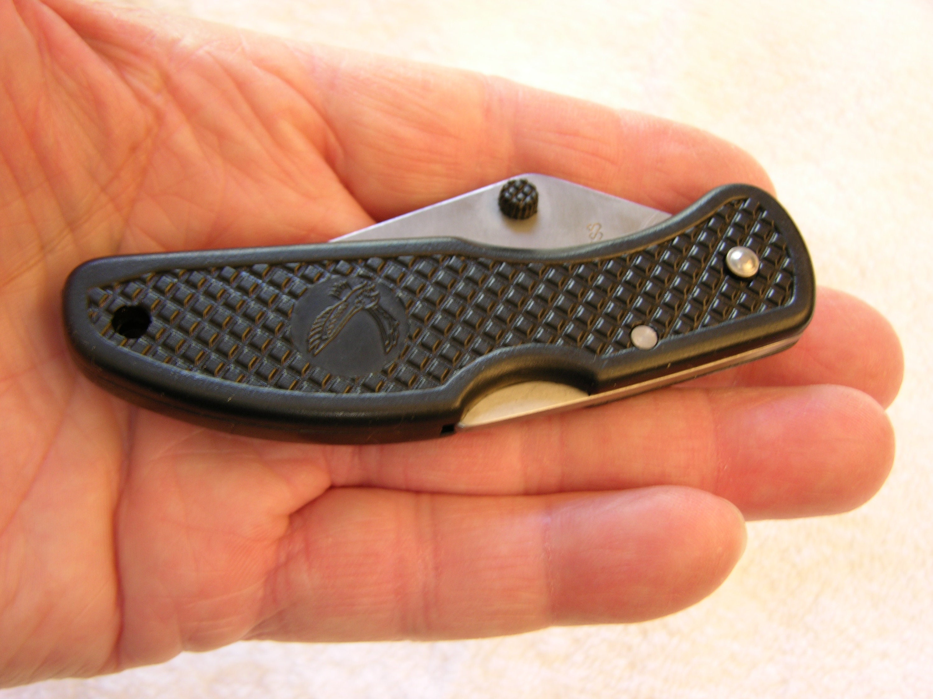 Stainless Steel Pocket Knife 4 Inch Folding Lock Back - Etsy