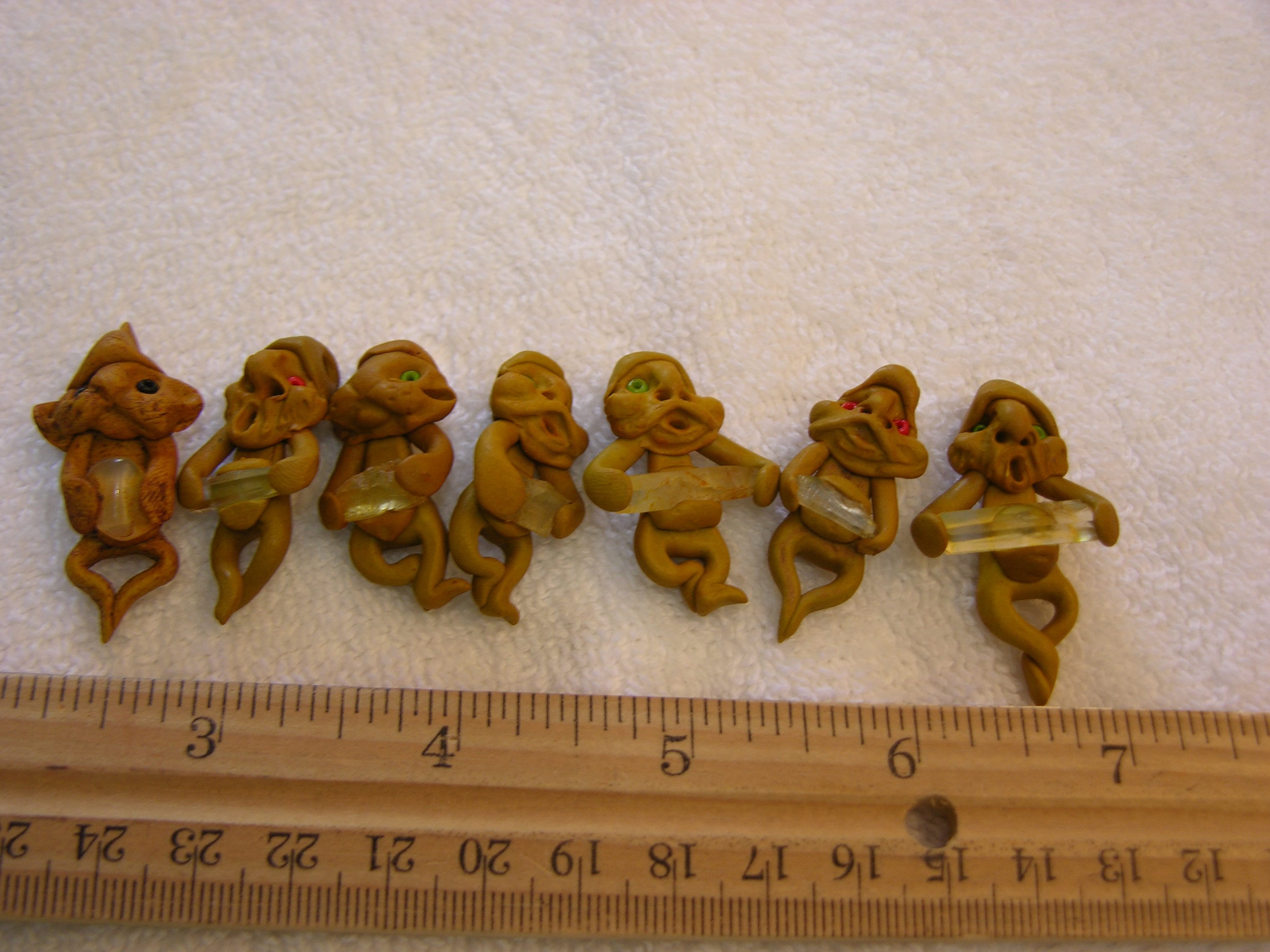 Crystal Troll Pendants 2 Trolls per Lot Holding Healing - Etsy