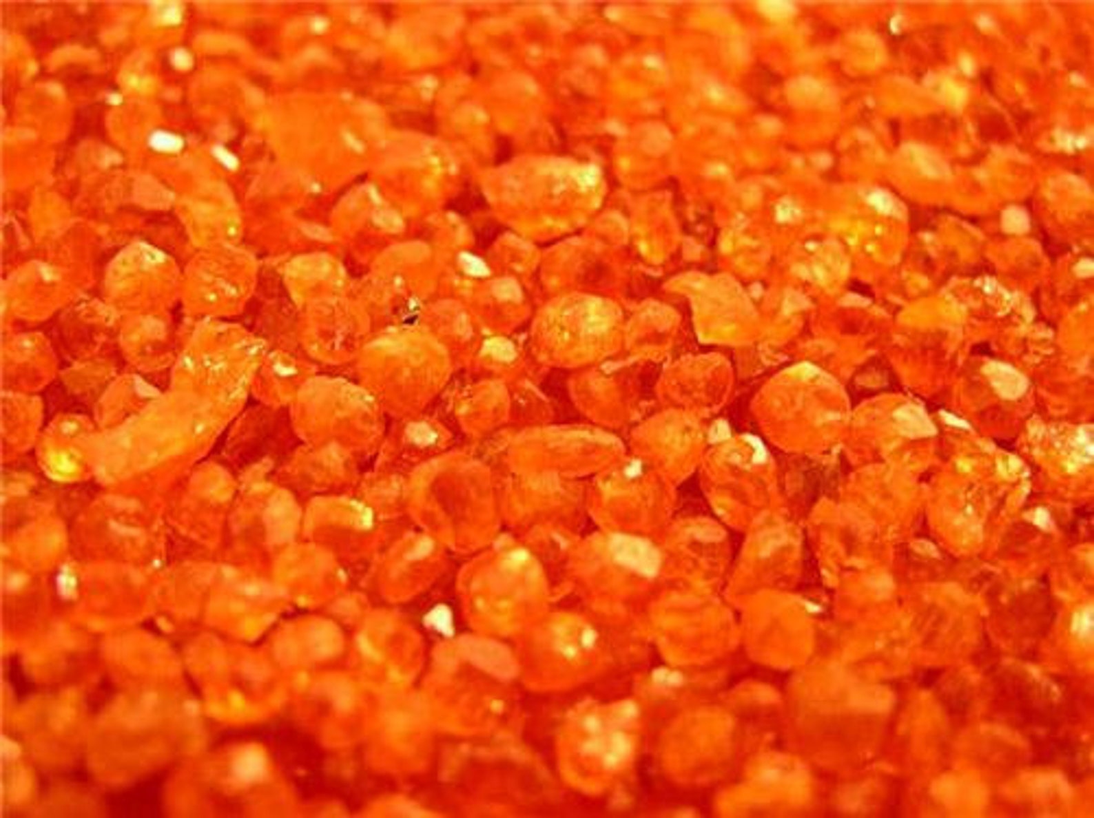 Garnet Crystals RARE Fanta Orange Small 3-8mm 10 Carat Lots - Etsy