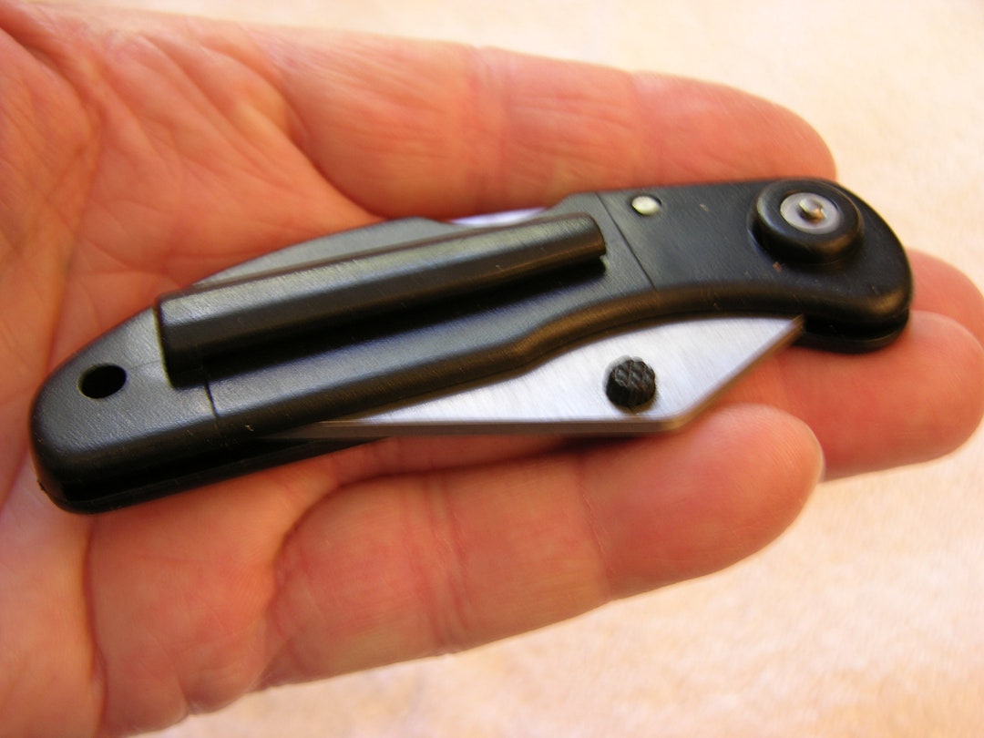 Stainless Steel Pocket Knife 4 Inch Folding Lock Back - Etsy