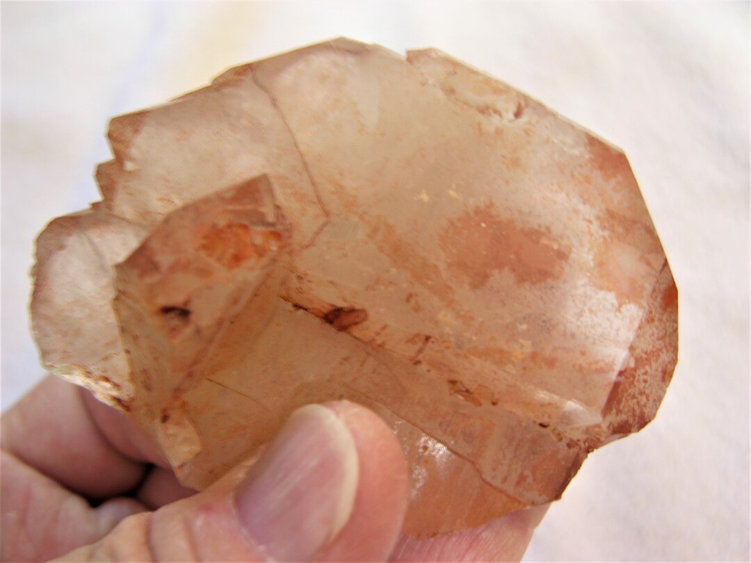Tangerine Quartz Double Terminated Tabby Blade Crystal All Natural BIG ...