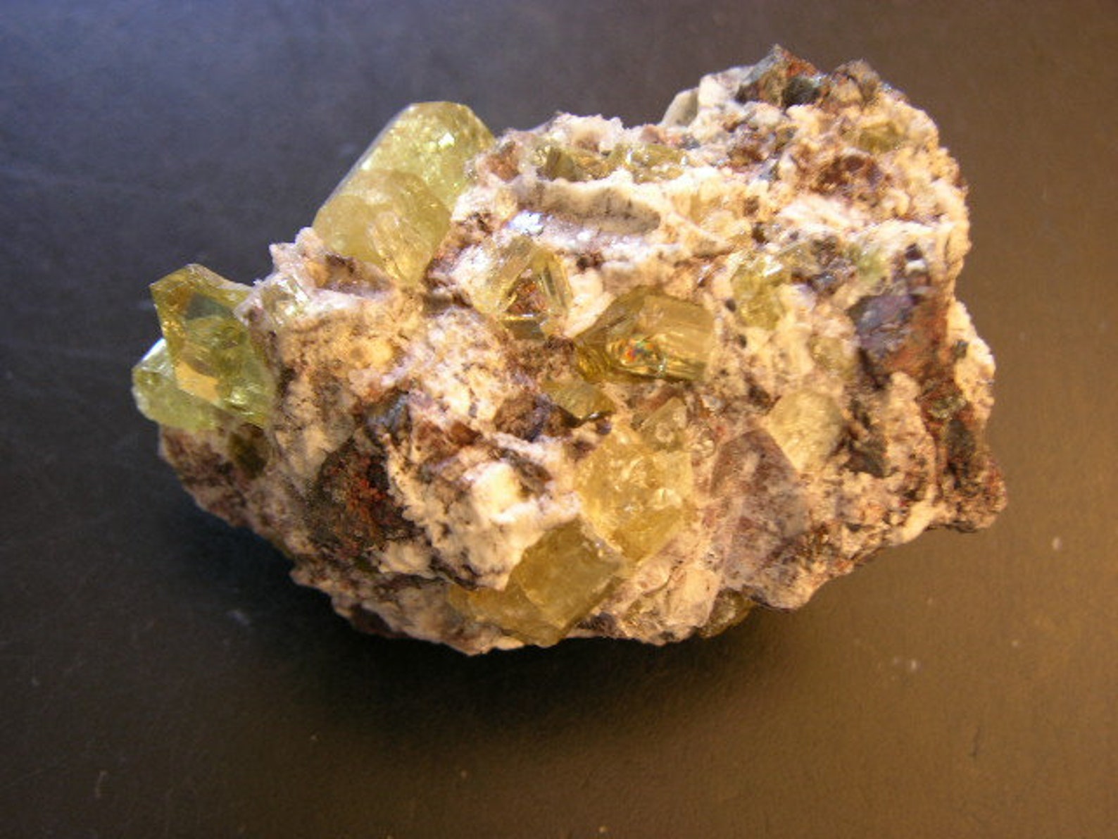 Yellow Apatite Crystals on Matrix Specimen Mexico 3.5x2.5 Inch - Etsy