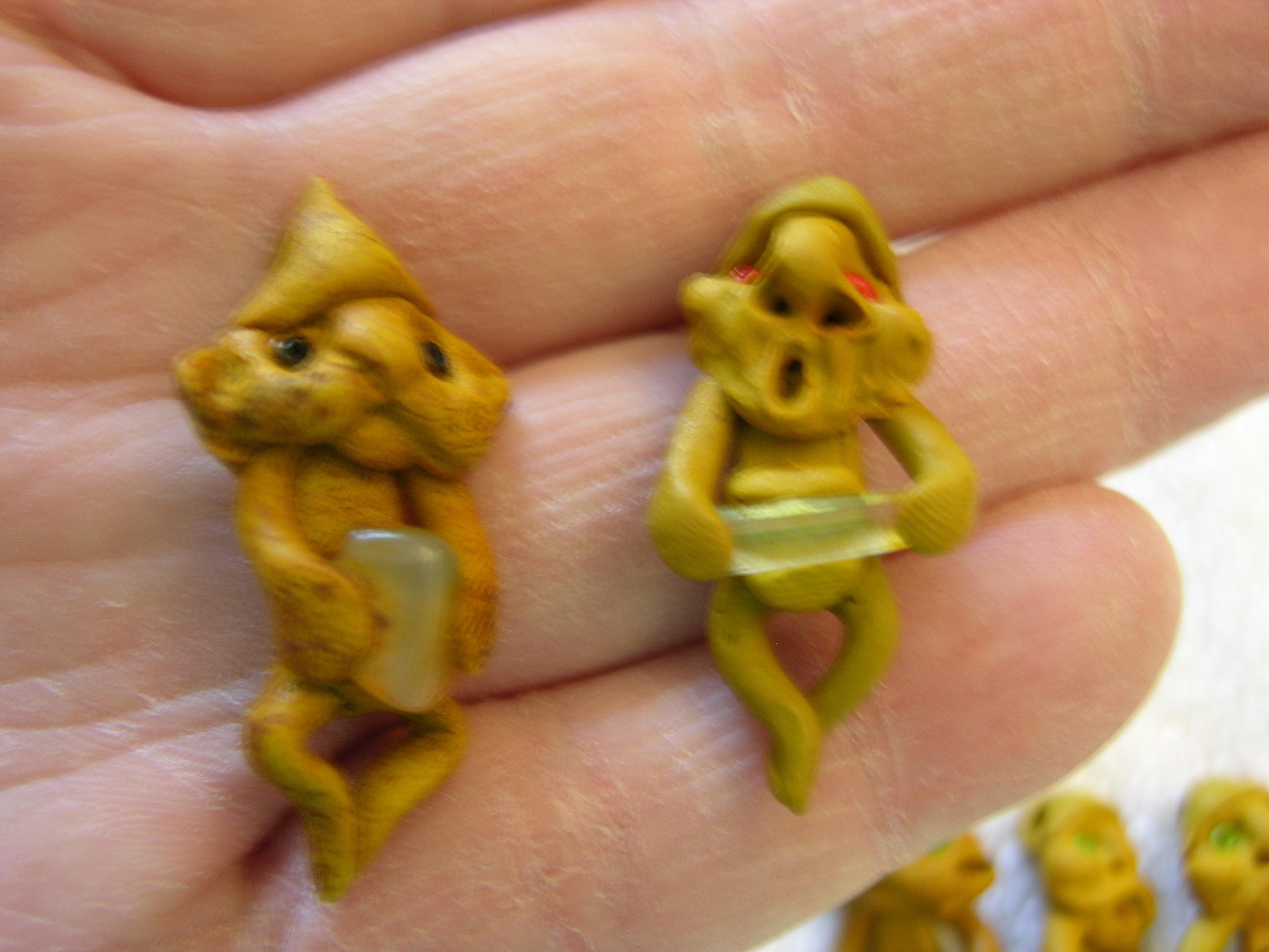 Crystal Troll Pendants 2 Trolls per Lot Holding Healing - Etsy