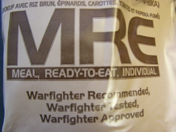 MRE Military Complete Meal Ready to Eat W/accessory Pack - Etsy