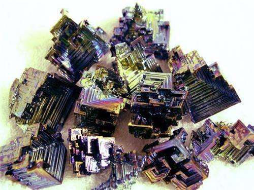 Bismuth Crystals Neon Metallic Rainbow Colors 1/4-3/4 Inch 4 Piece Lot ...