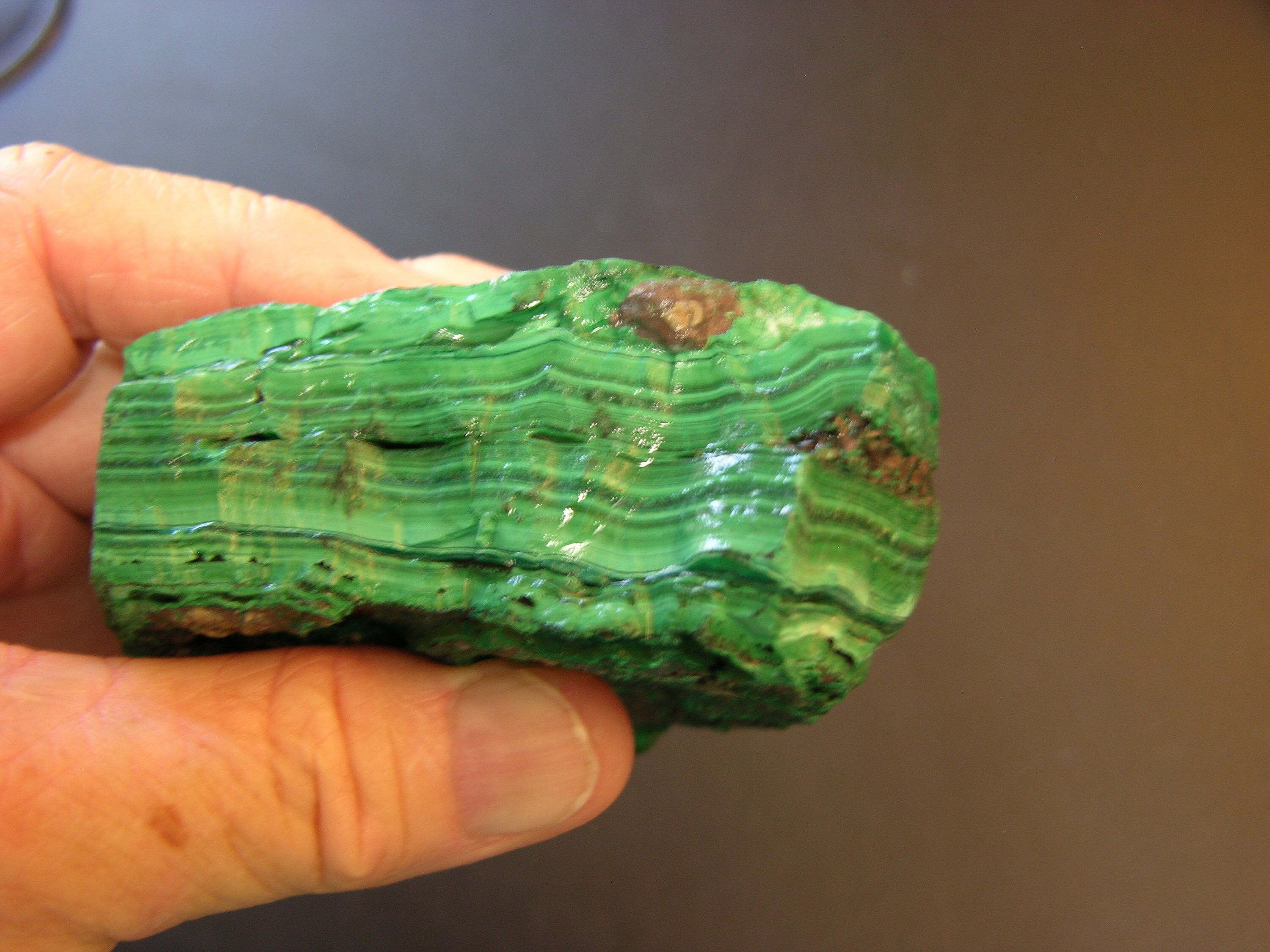 Malachite Rough Big Piece Gem Grade 3x3x1 Inch 1 1/2 Pound Ma1 - Etsy UK