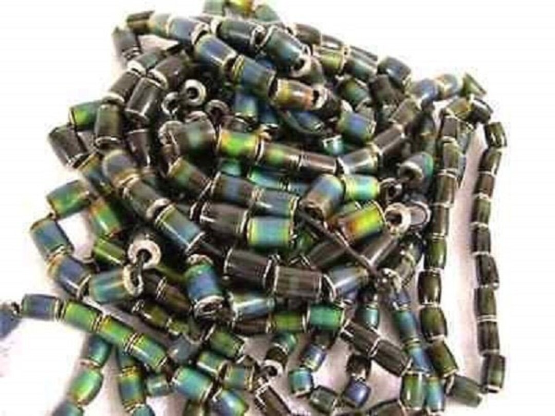 20 Mood Beads Polished Heat Sensitive Color Changing Metal Beads - Etsy