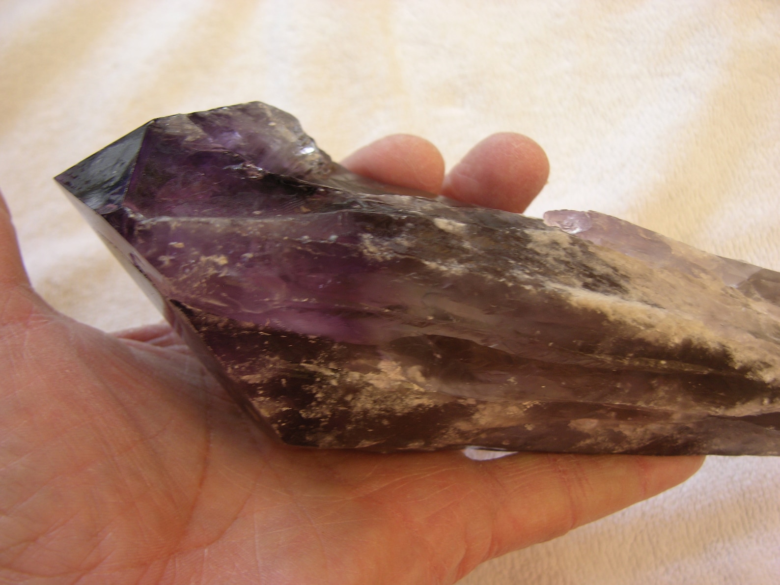 Dragon's tooth amethyst crystal GIANT 9.75x3 inch 2.5 | Etsy