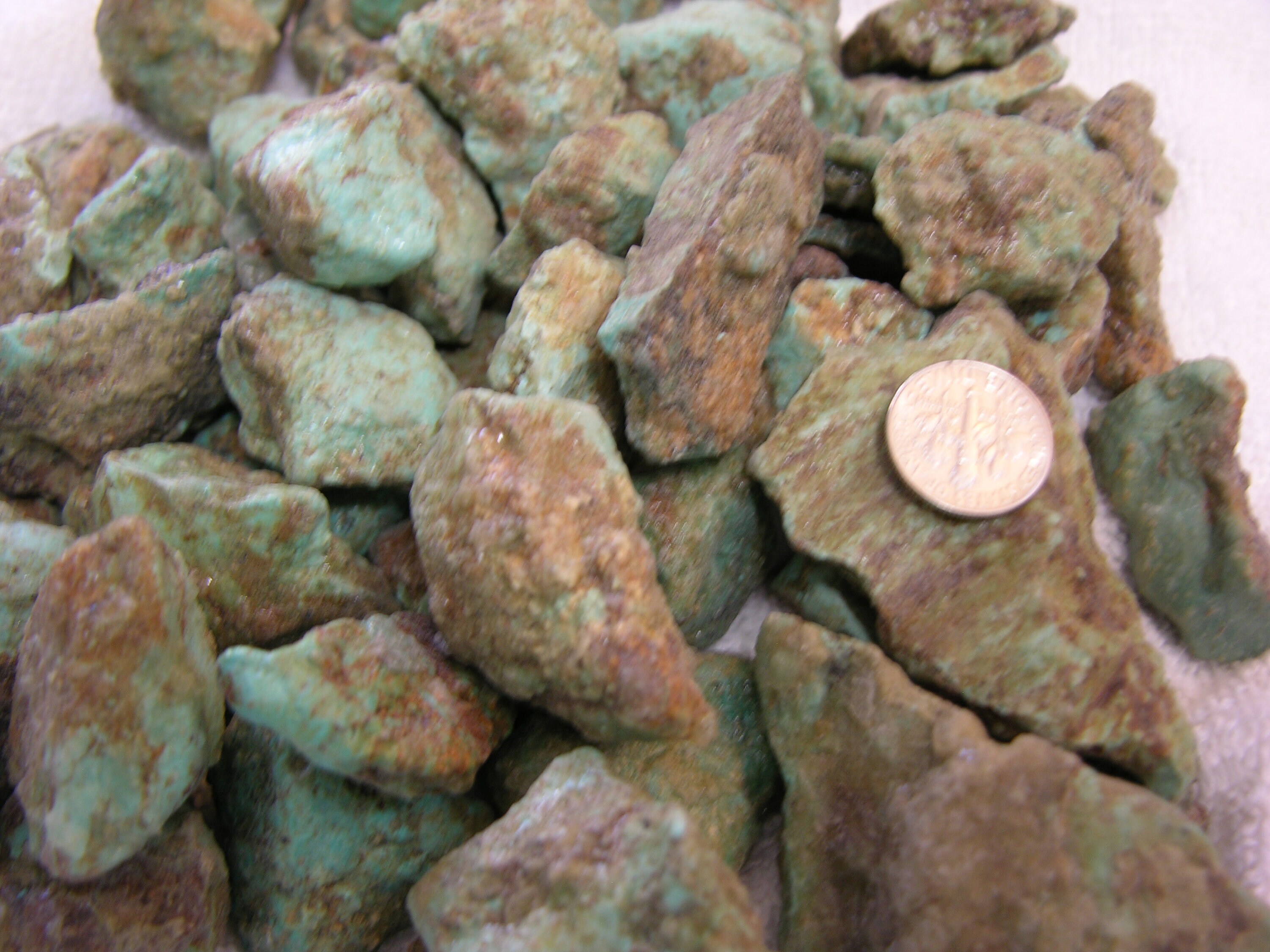 Turquoise Mine Rough Green/blue Arizona Bigger Stabilized | Etsy