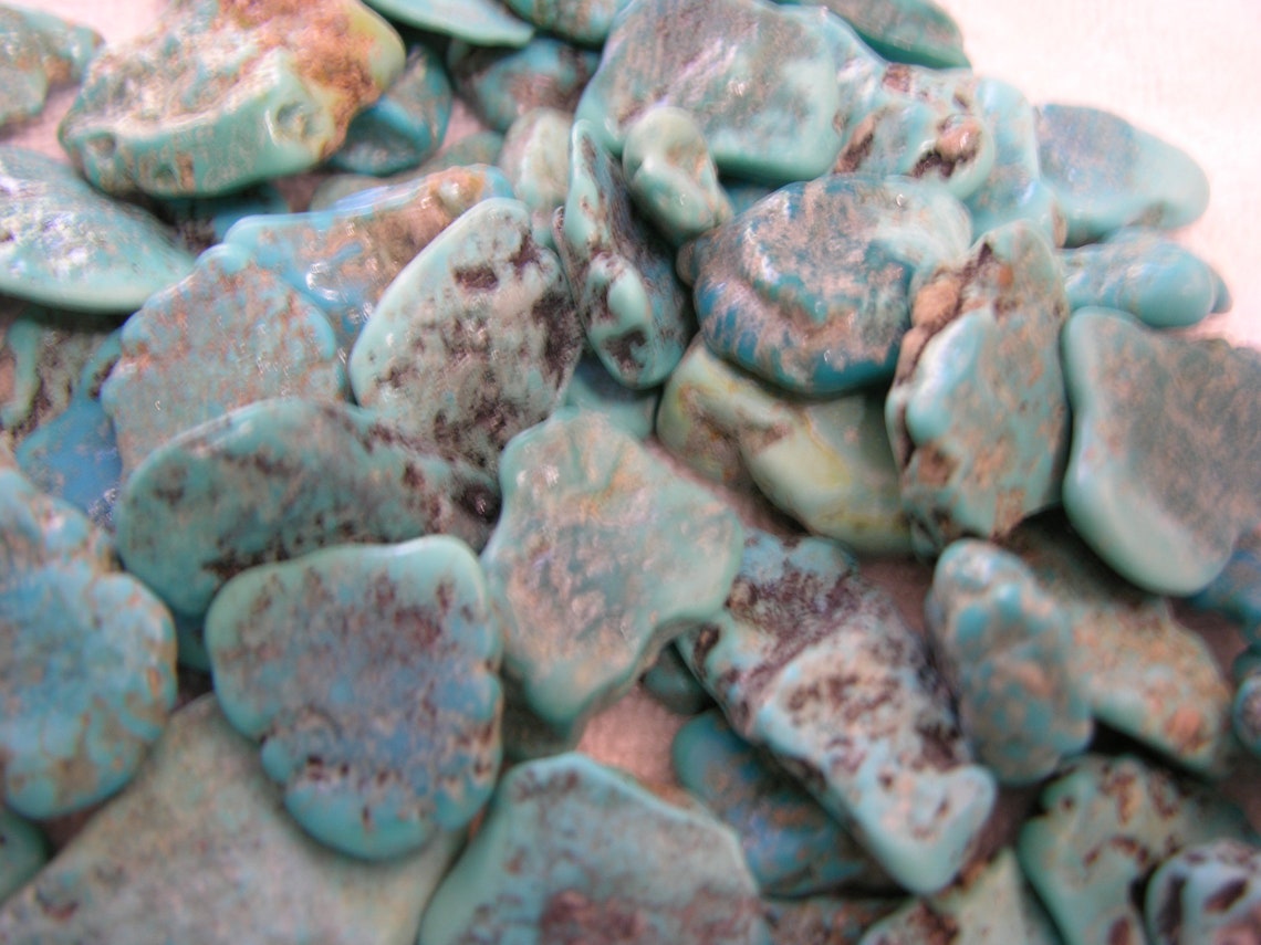Turquoise Mine Rough Arizona Bigger Stabilized 1-1.7 Inch 1/8 - Etsy