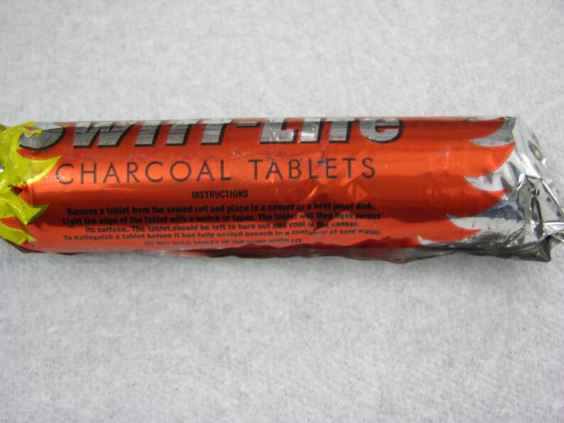 Swift Lite Premium Quality Charcoal Disks for Burning Resin or Incense ...