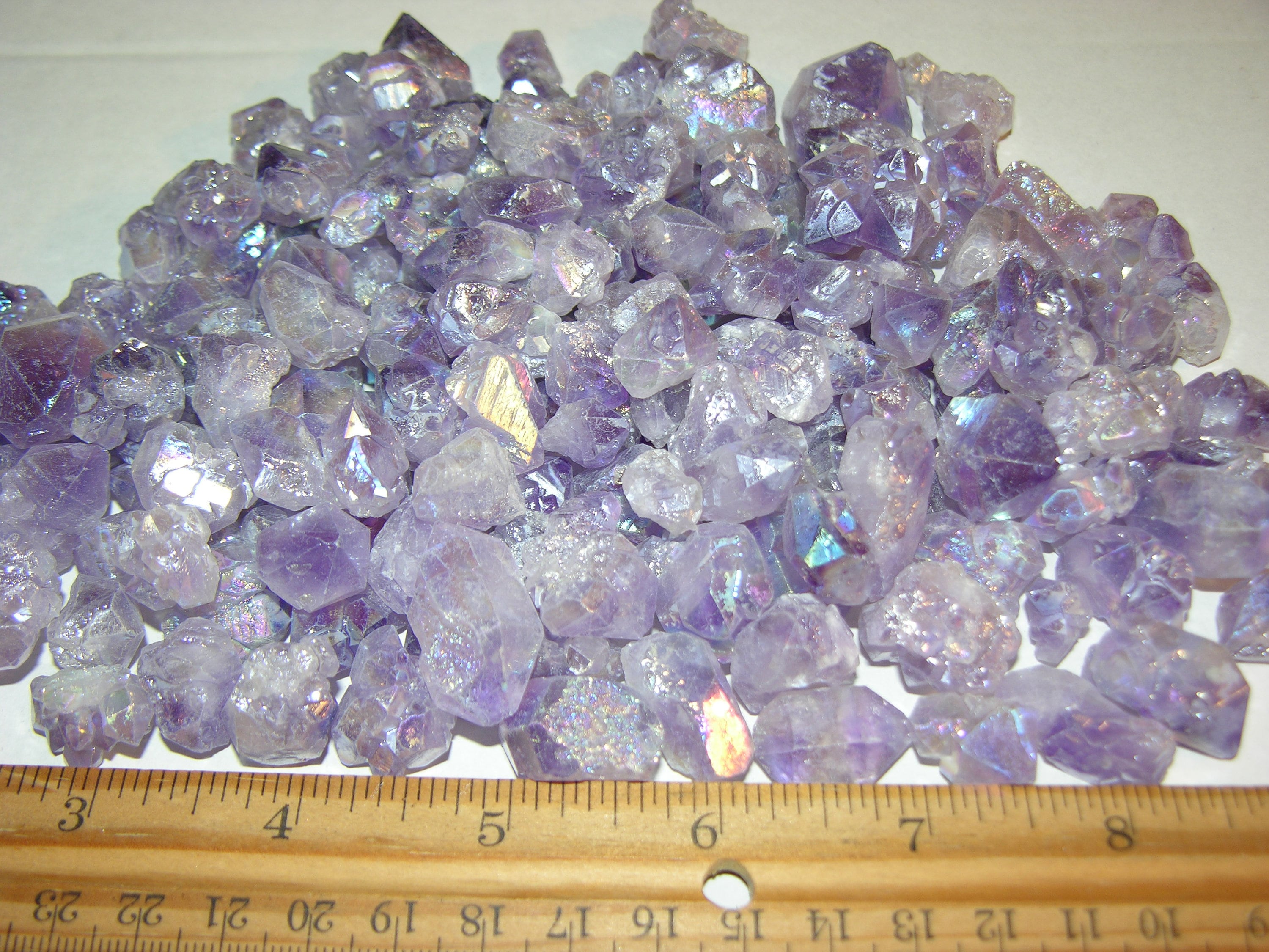 Angel Aura Amethyst Crystal Cluster Points 20 Piece Lot - Etsy