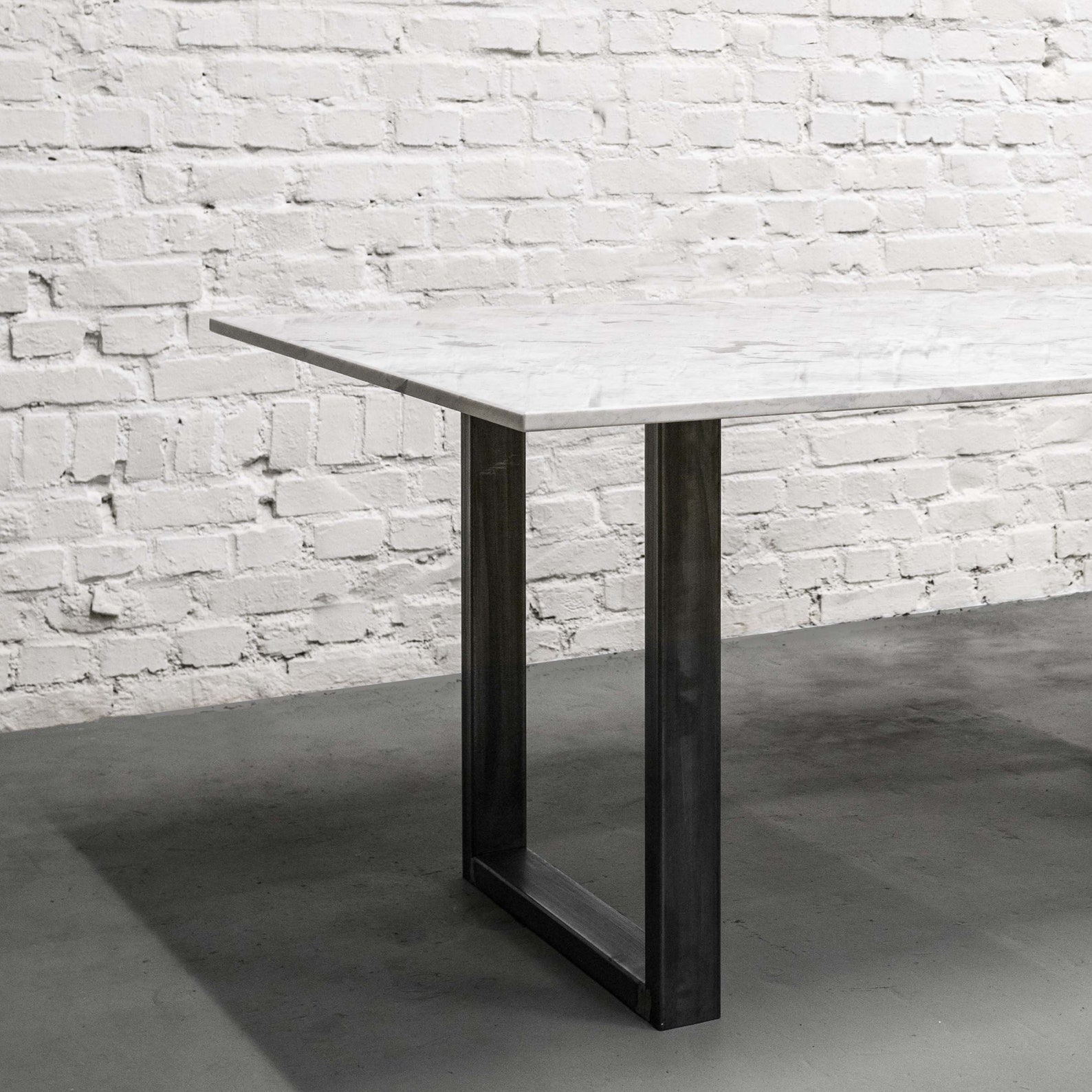 LIMA Marble Dining Table With Solid Steel Legs. an Iconic Design Piece ...