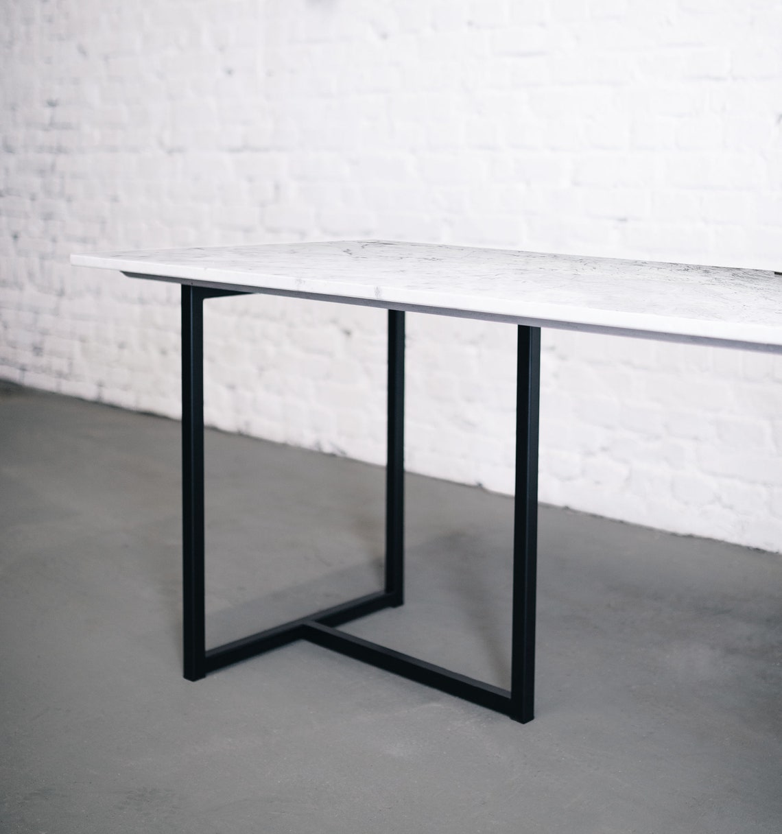 LIMA Marble Dining Table With Solid Steel Legs. an Iconic Design Piece ...