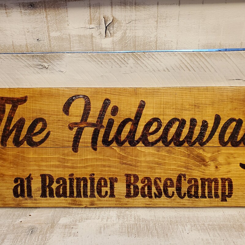 Wood Burned Sign - Etsy