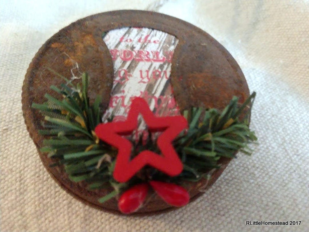 Atlas Jar Lid Ornaments - Etsy