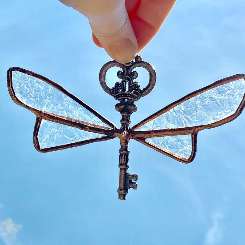 Antique Key Dragonflies - Etsy
