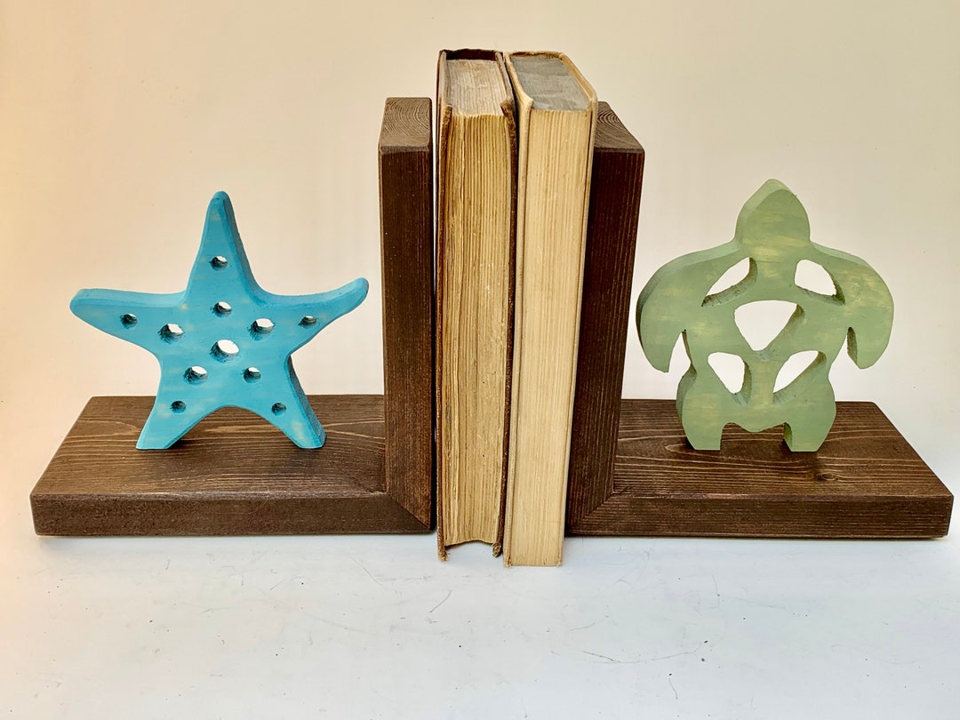 Turtle Bookends Starfish Bookends Sea Life Bookends - Etsy Ireland