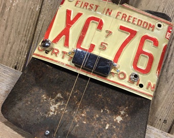 License Plate Guitar | Etsy