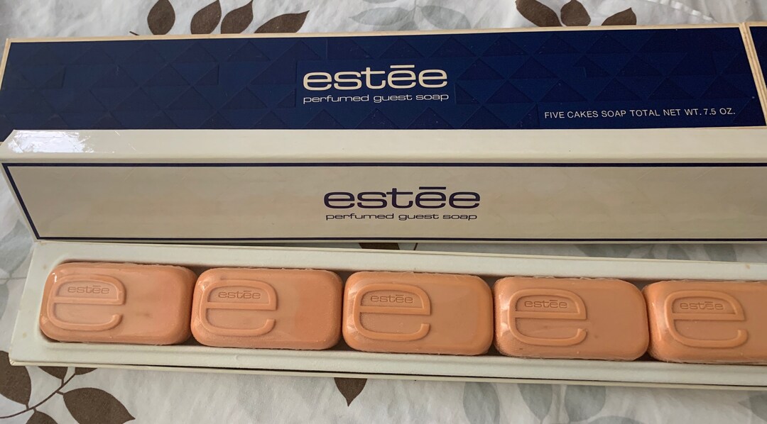 Estee by Estee Lauder Perfumed Cast Soap Set of Five Bars New in Box - Etsy