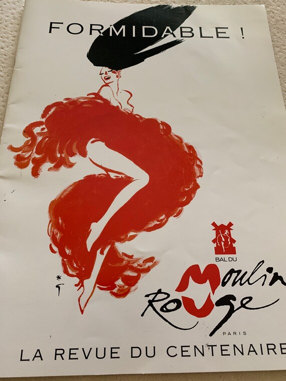 Formidable 1997 Moulin Rouge Paris Bal Du - Etsy