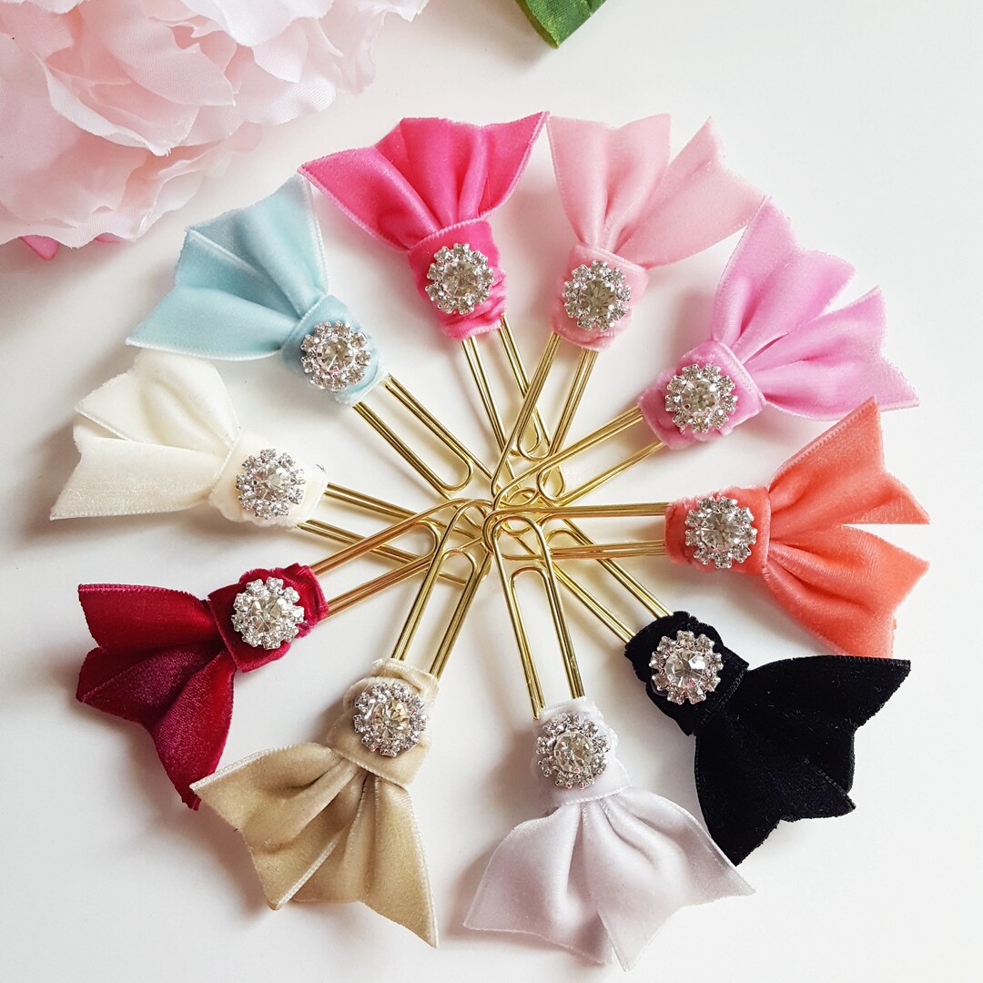 Velvet Gem Planner Paper Clips - Etsy