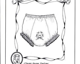 The Monogrammed Daygown Pattern by Ginger Snaps Designs - Etsy