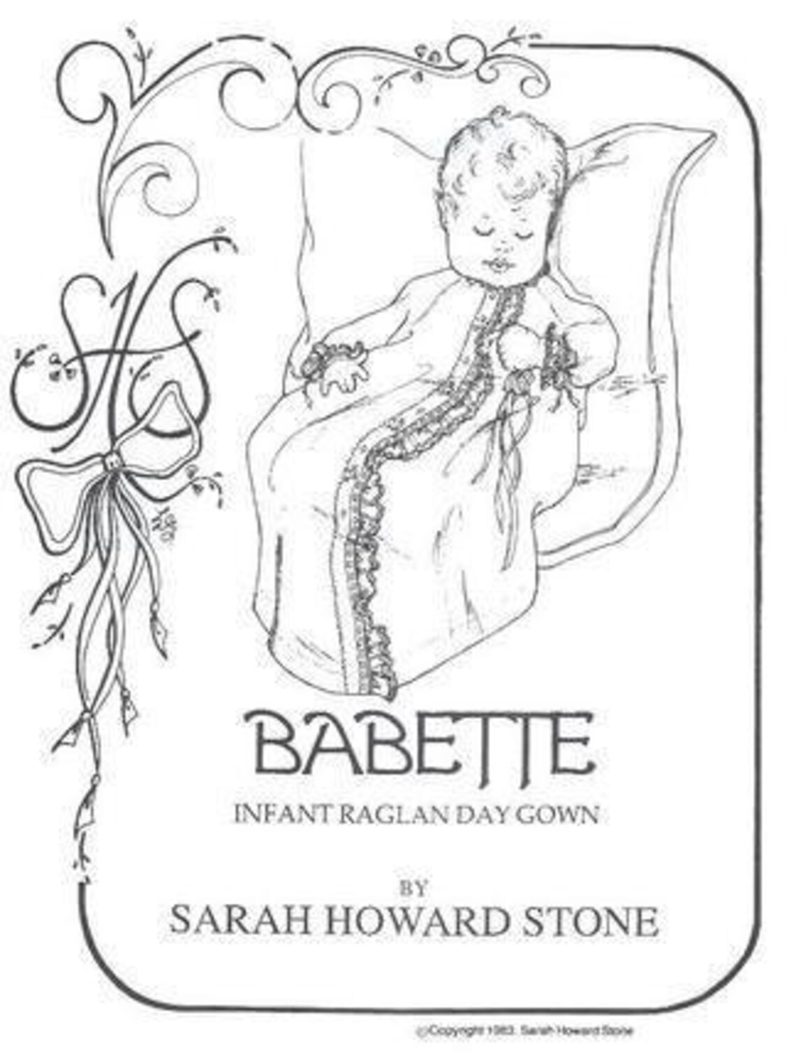 Babette Pattern by Sarah Howard Stone - Infant Raglan Daygown - Etsy