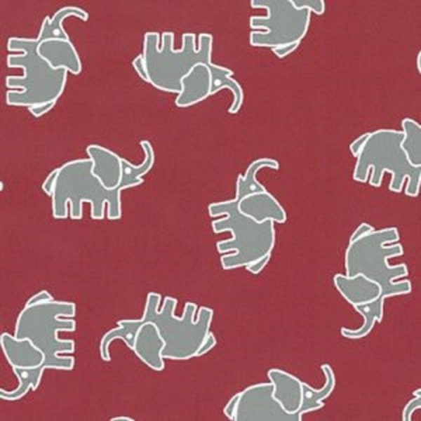 Gray Elephant Fabric - Etsy
