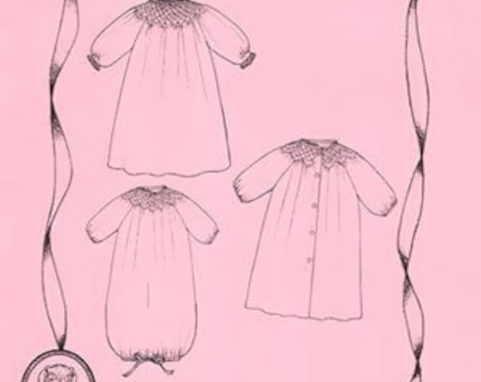 Smocked Bishop Daygowns Pattern by Ginger Snaps Designs - Etsy