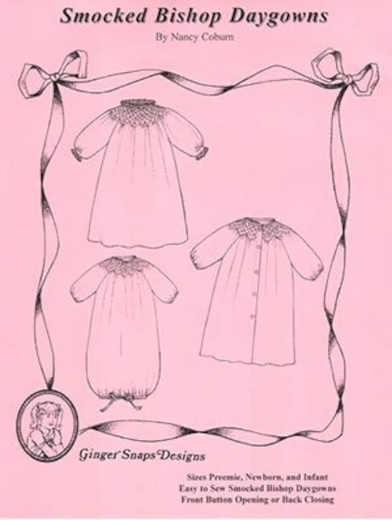 Smocked Bishop Daygowns Pattern by Ginger Snaps Designs - Etsy