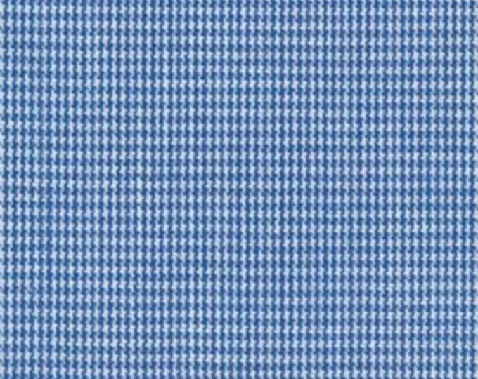 Royal Blue Micro-check 1/32" Fabric by Fabric Finders - Etsy