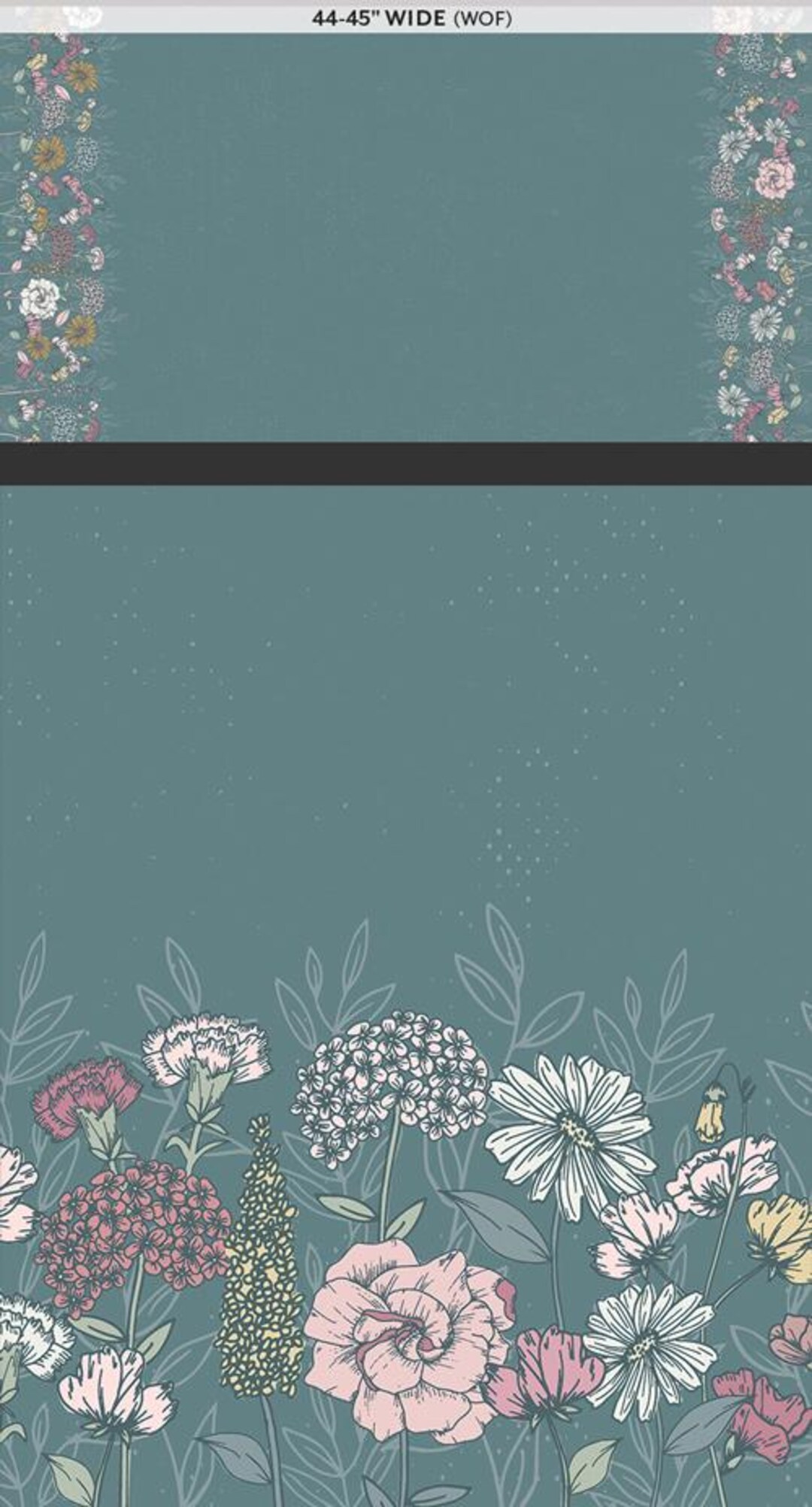 Growing Love Double Border Panel Fabric by Art Gallery - Etsy