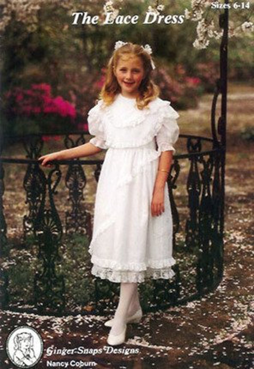 Lace Dress Pattern by Ginger Snaps Designs - Etsy