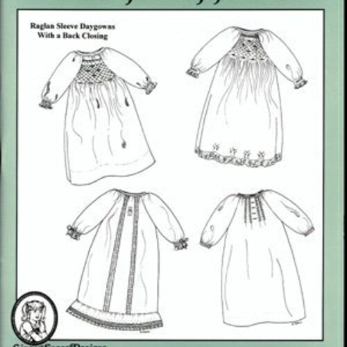 Baby Daygowns Book VII Patterns by Ginger Snaps Designs - Etsy