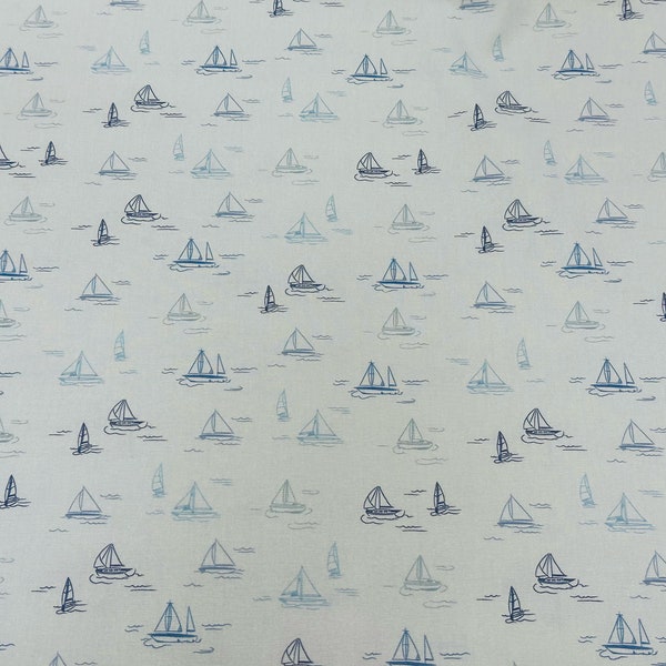 Sailboat Fabric - Etsy