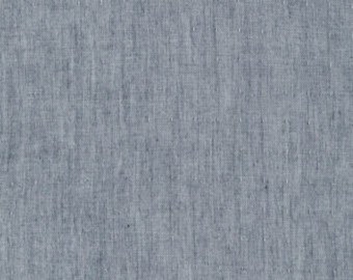 Charcoal Grey Chambray Fabric by Fabric Finders - Etsy