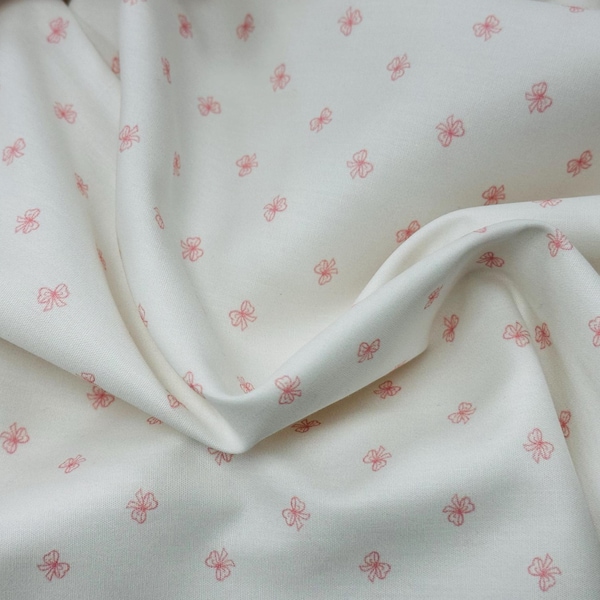 Bow Print Fabric - Etsy UK