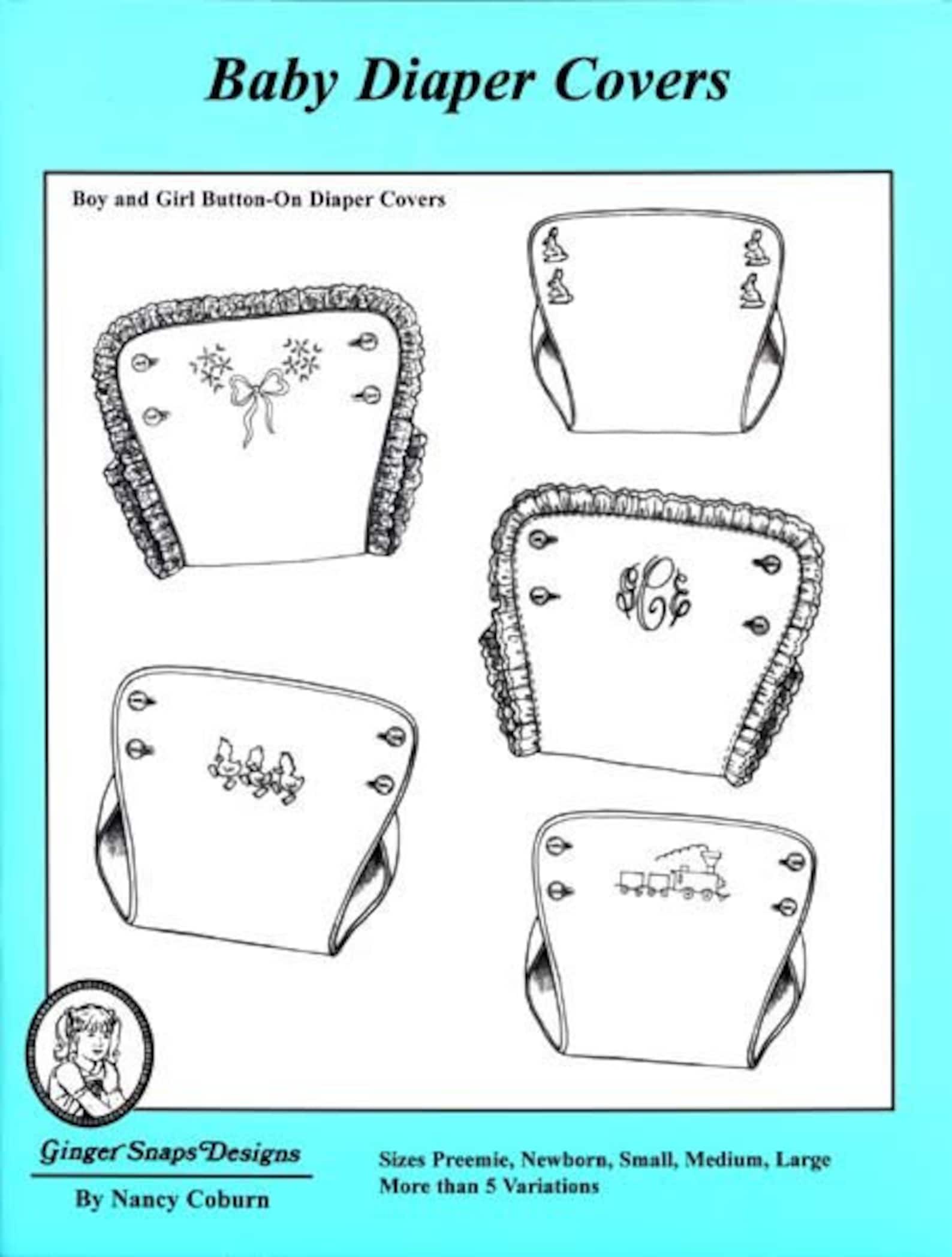 Baby Diaper Covers Pattern by Ginger Snaps Designs - Etsy