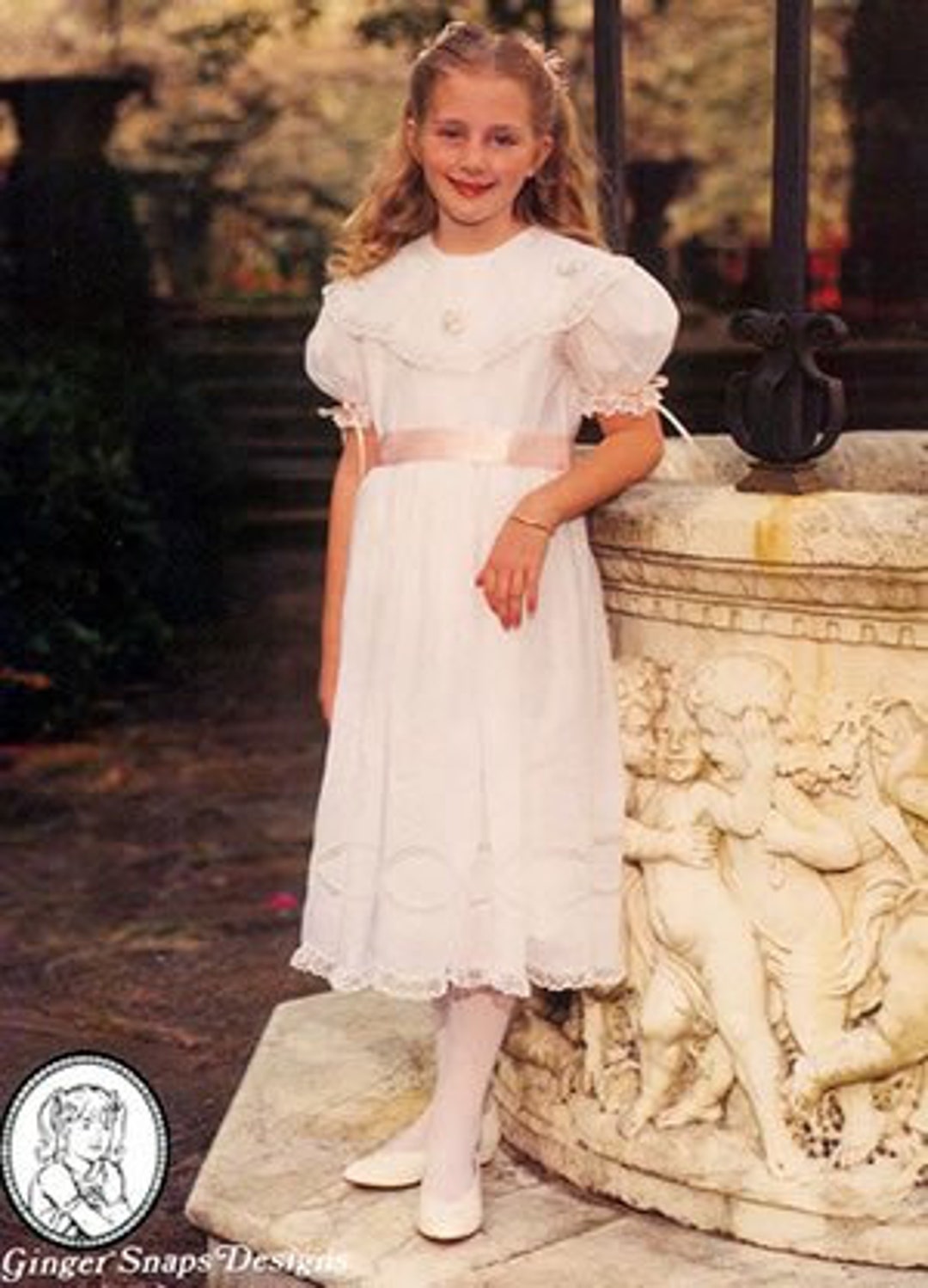 The Embroidered Dress Pattern by Ginger Snaps Designs - Etsy