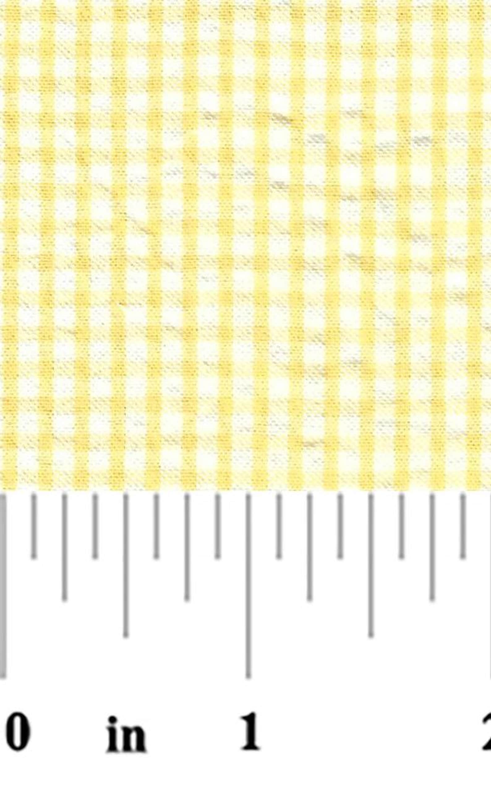 Yellow Check Seersucker Fabric - Etsy