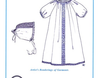 Preemie Daygowns and Bonnets Pattern by Ginger Snaps Designs - Etsy