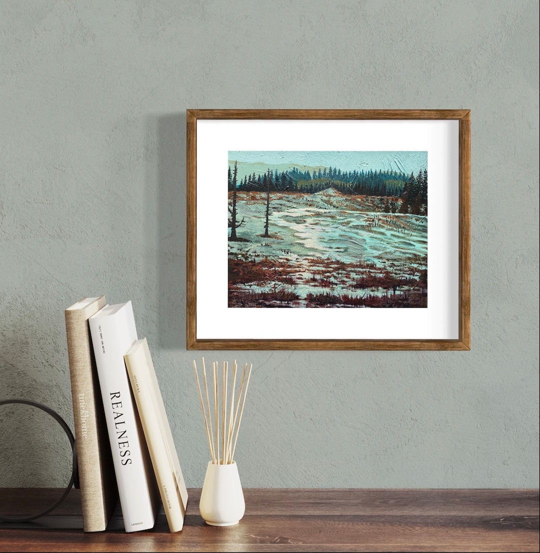 Geyser Field // Art Print of Painting by Wisconsin Artist Alexandra ...