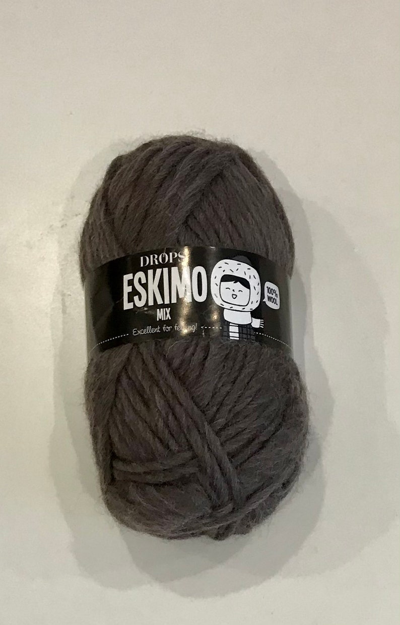 Garnstudio DROPS Eskimo Super Bulky Yarn(14ply) 50g, 100% Wool ...