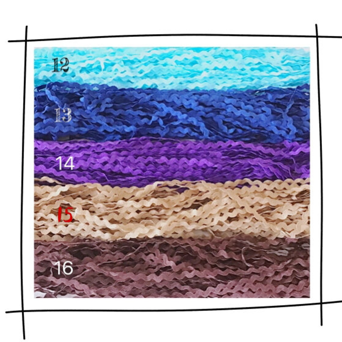 Ric Rac Trim 5mm Ric Rac Braid Craft Trimmings Available in - Etsy UK