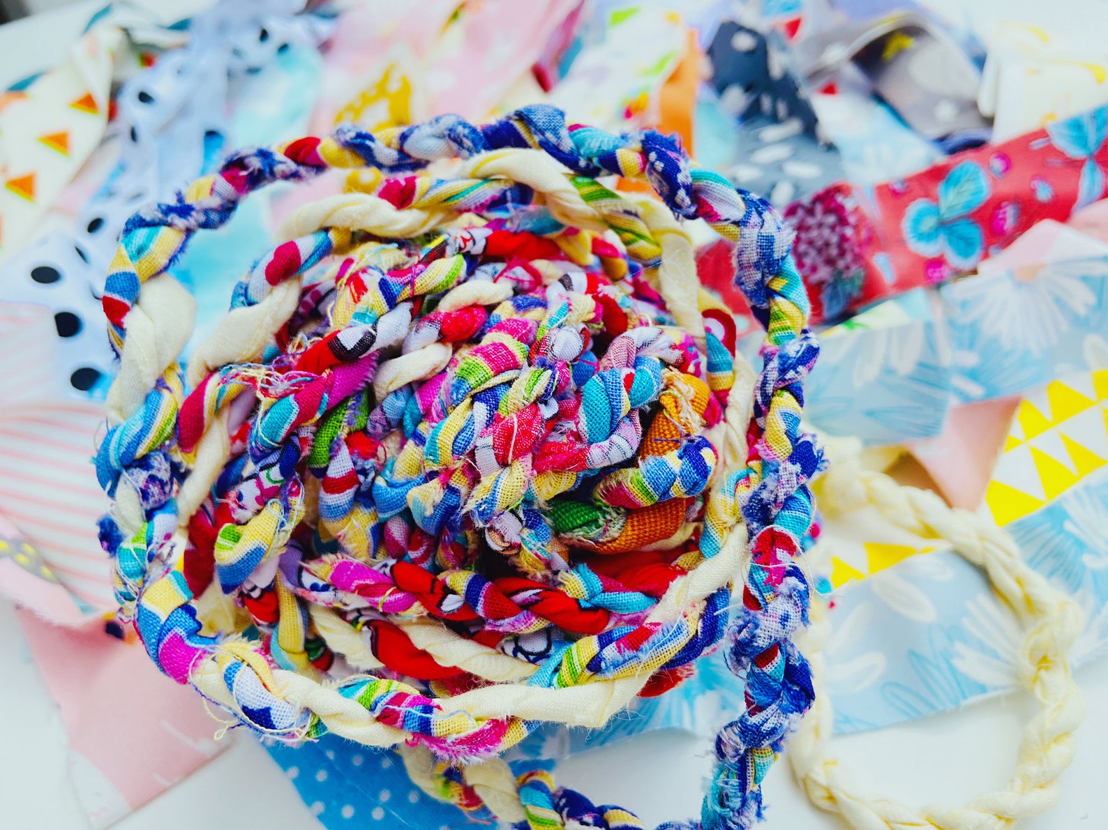 Fabric Strips Rag Rug Fabric 100% Cotton / Strips for Making - Etsy UK