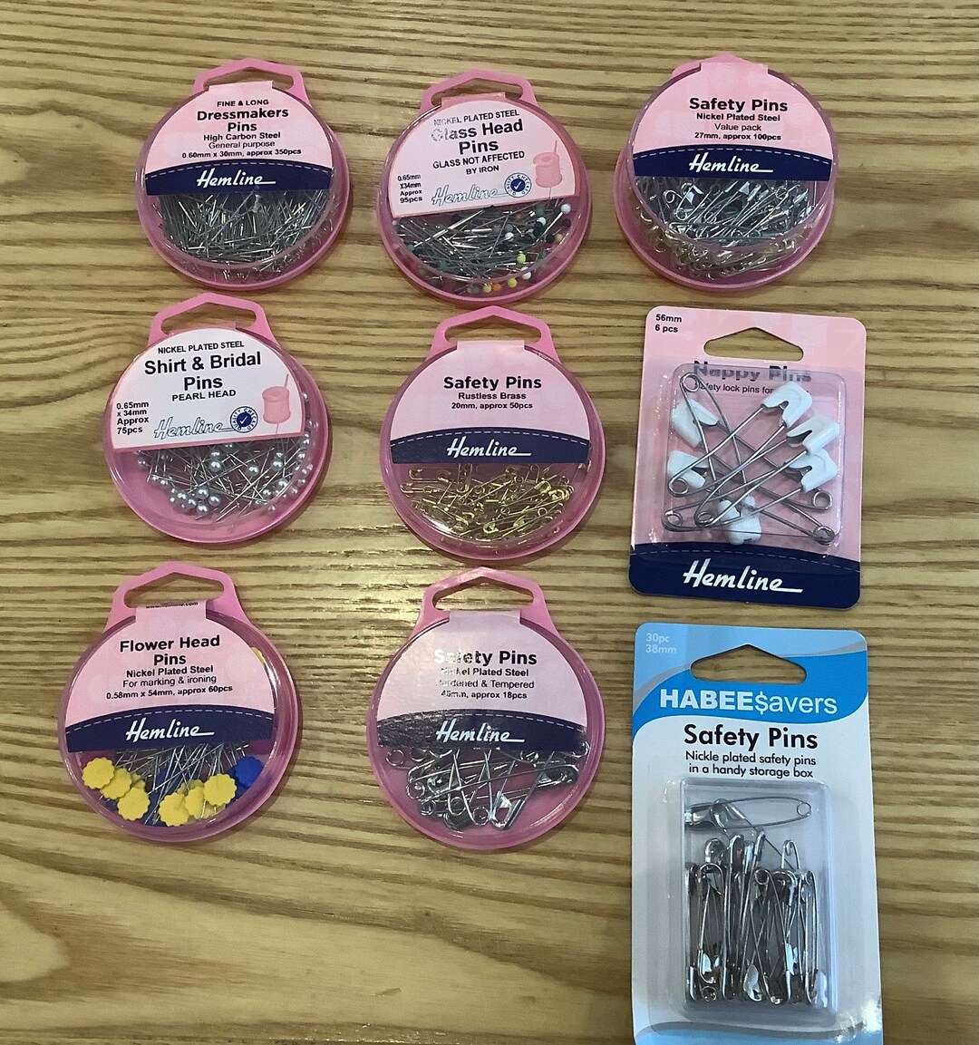 Pins Dressmaking Pins Safety Pins Nappy Pins Straight - Etsy