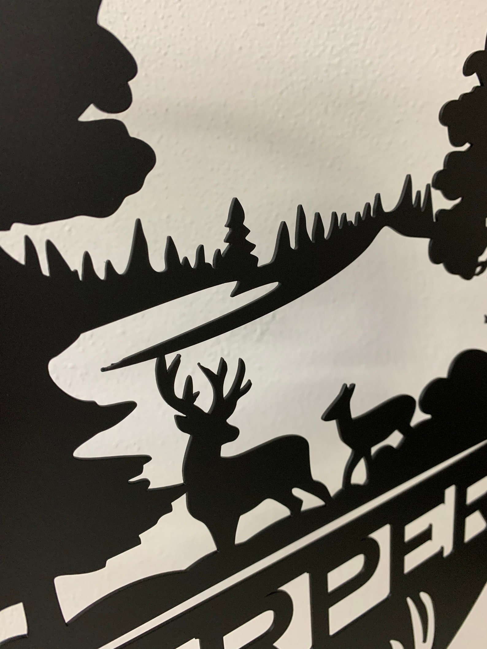 Custom Metal Hunting Sign | Etsy